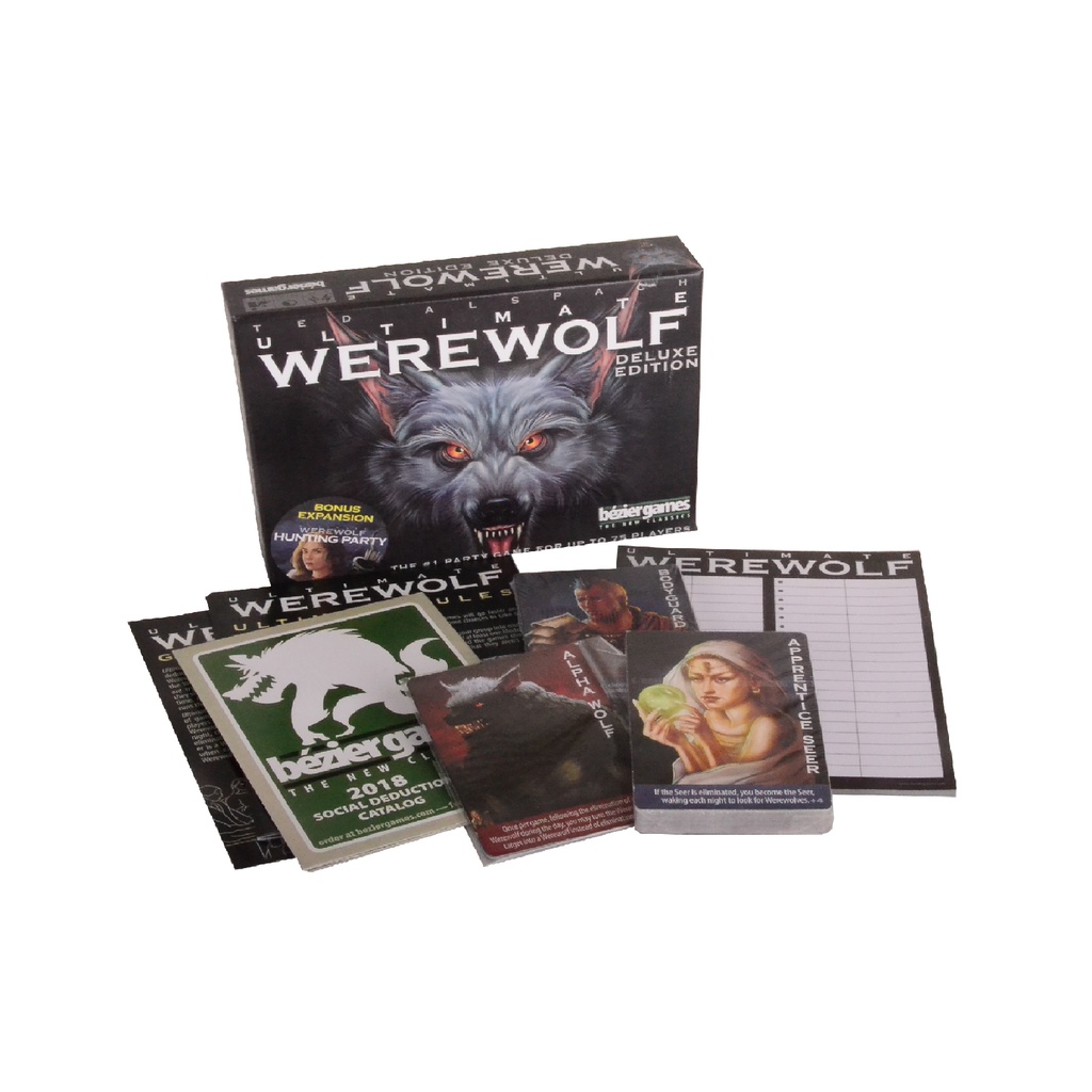 Monstermarketing One Night Ultimate Werewolf Deluxe Edition Card Games ...