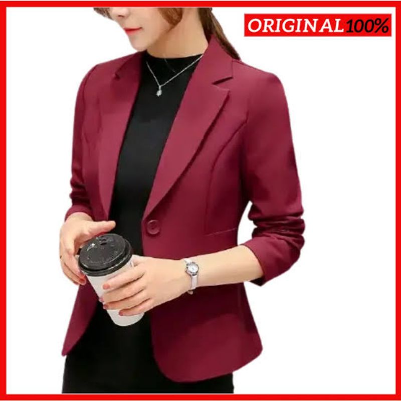 HITAM Women's blezer Women's Suit Women's blazer / Women's blazer ...