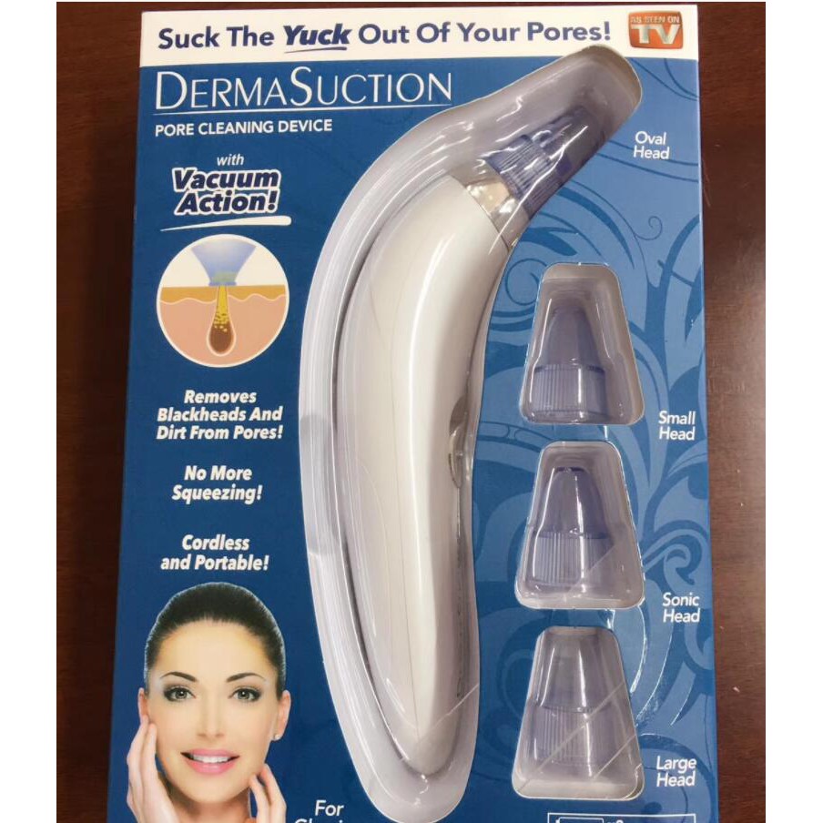 DERMA SUCTION TV Show Blackhead Remover Facial Acne Vacuum Suction Pore ...