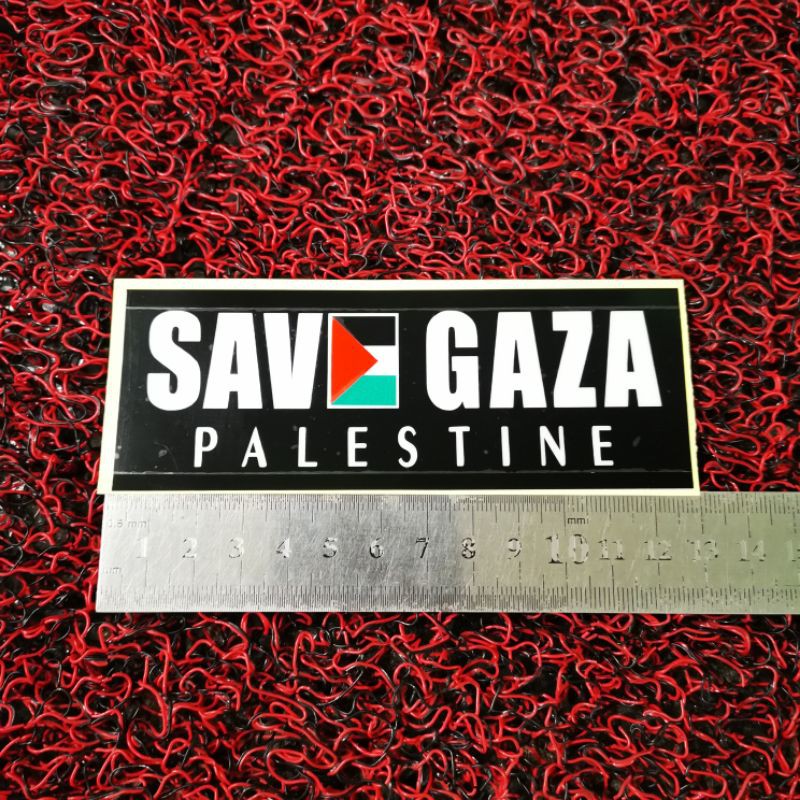 STICKER GAZA / # FREE PALESTINE / # SUPPORT GAZA / BENDERA GAZA DAN ...