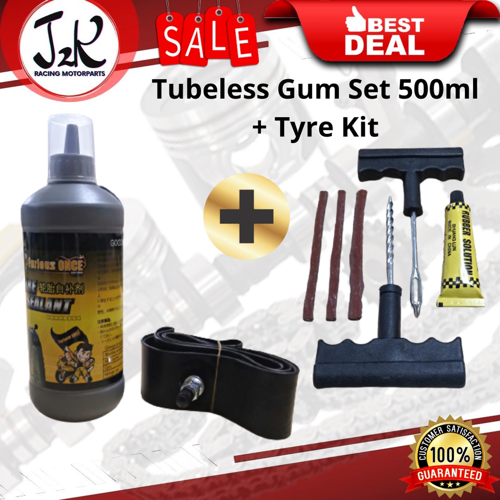 READY STOCK TUBELESS TYRE GUM CAR MOTORCYCLE TUBELESS TYRE GUM ...