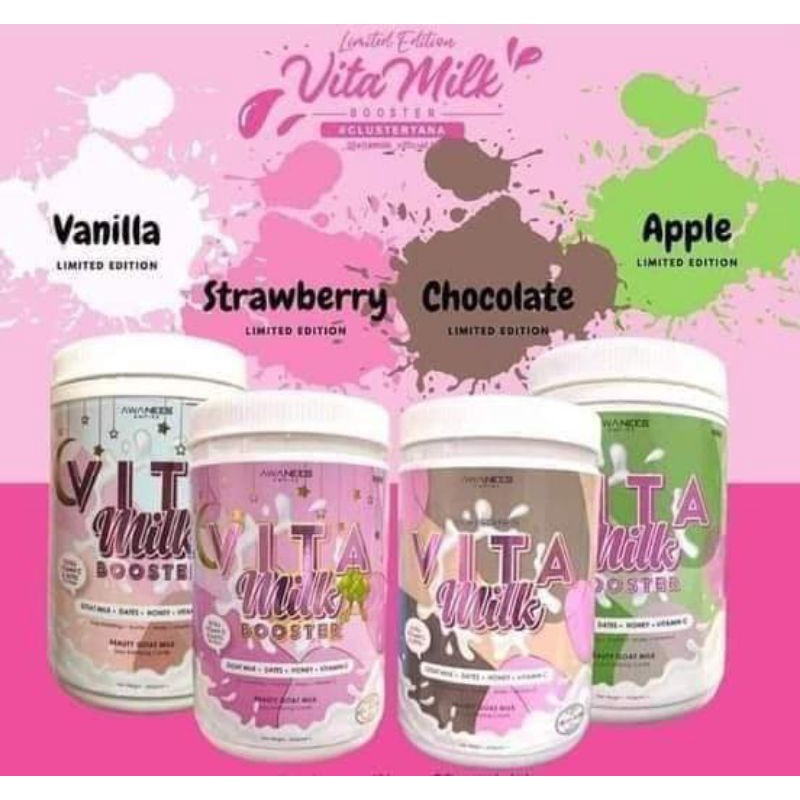 VITAMILK BOOSTER ORIGINAL HQ💙 COKLAT💙 STRAWBERRY💙 VANILLA SUSU KAMBING💙 ...