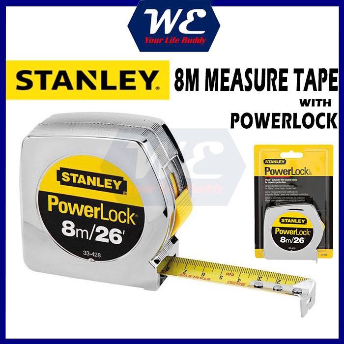 STANLEY 33-428 8M/26 FT POWERLOCK® CLASSIC MEASURING TAPE | Shopee Malaysia
