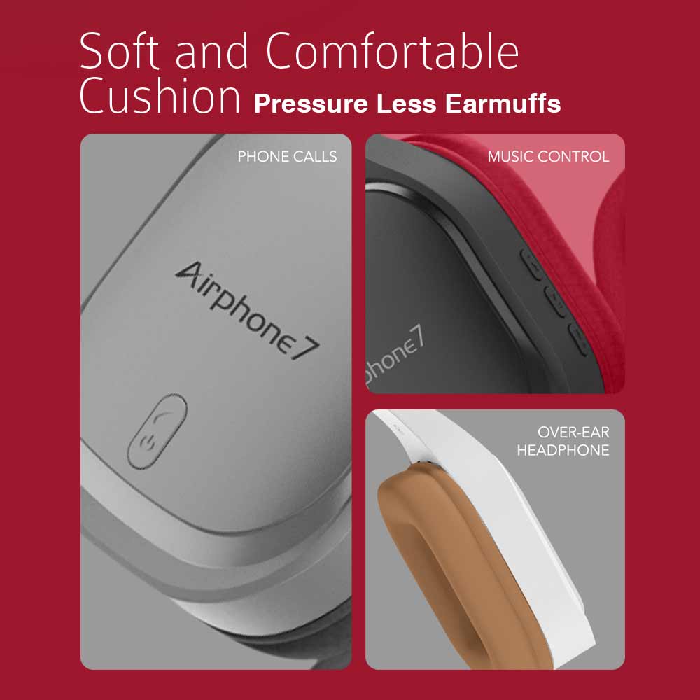 SonicGear Airphone 7 Bluetooth Headphones With Mic, 10 Hours Playtime ...