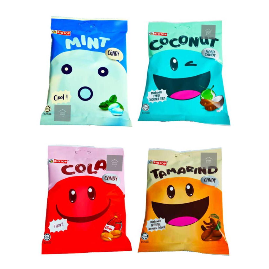 (100g) Big Top Monster Hard Candy / Sweets / Gula-gula | Shopee Malaysia