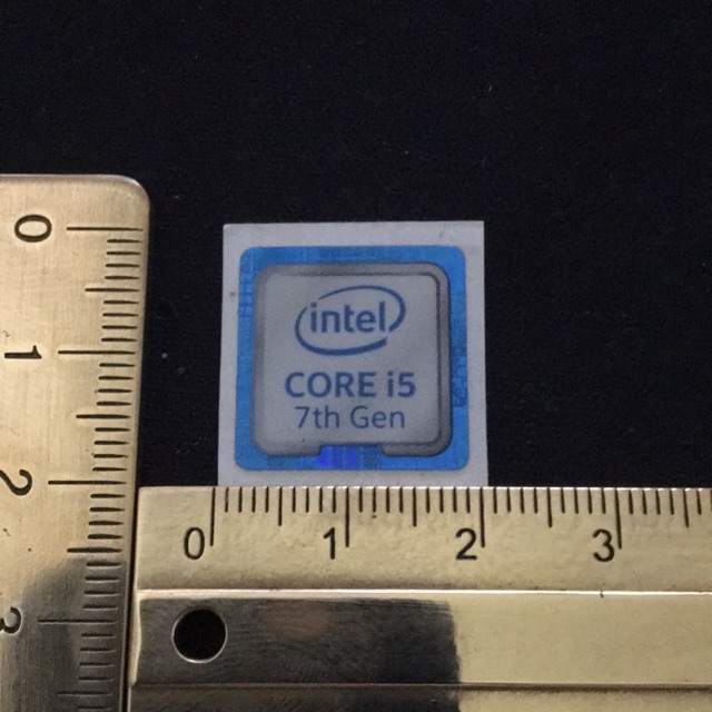Original intel Core i5 7th gen Sticker | Shopee Malaysia