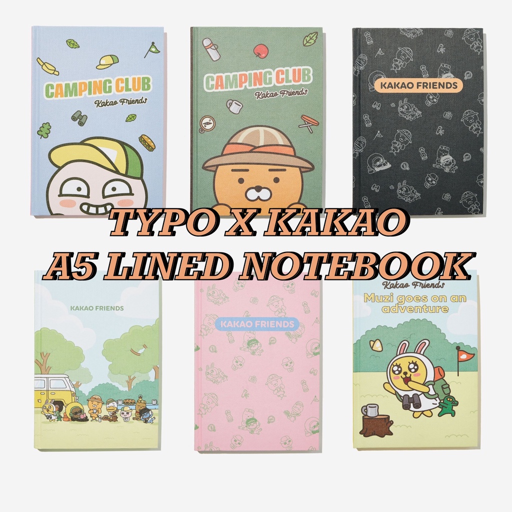 TYPO Notebook / The Big Ticket Notebook / Kakao Disney Mickey | Shopee ...