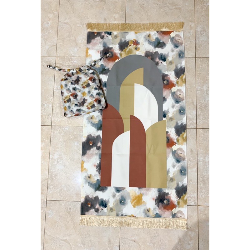 Prayer Rug Motif + Pouch (ASHA) | Shopee Malaysia