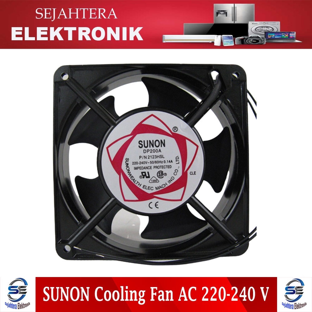 Sunon Cooling Fan AC 220-240 V / Sunon Fan Arm Bearing Cooling Fan ...
