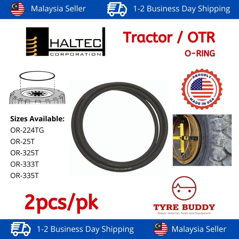 HALTEC Tractor O Ring (2PCS/SET) for Earthmover Tubeless Rim; OTR; Tyre ...