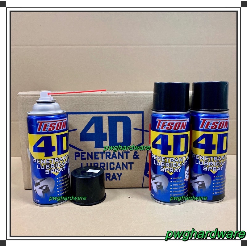 TESON WD-4D PENETRANT & LUBRICANT SPRAY 400ML / TESON ANTI RUST 400ML ...