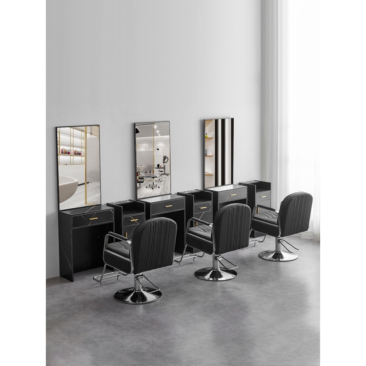 EBarber Shop Dressing Table for Hair Salon Mirror Internet Celebrity ...