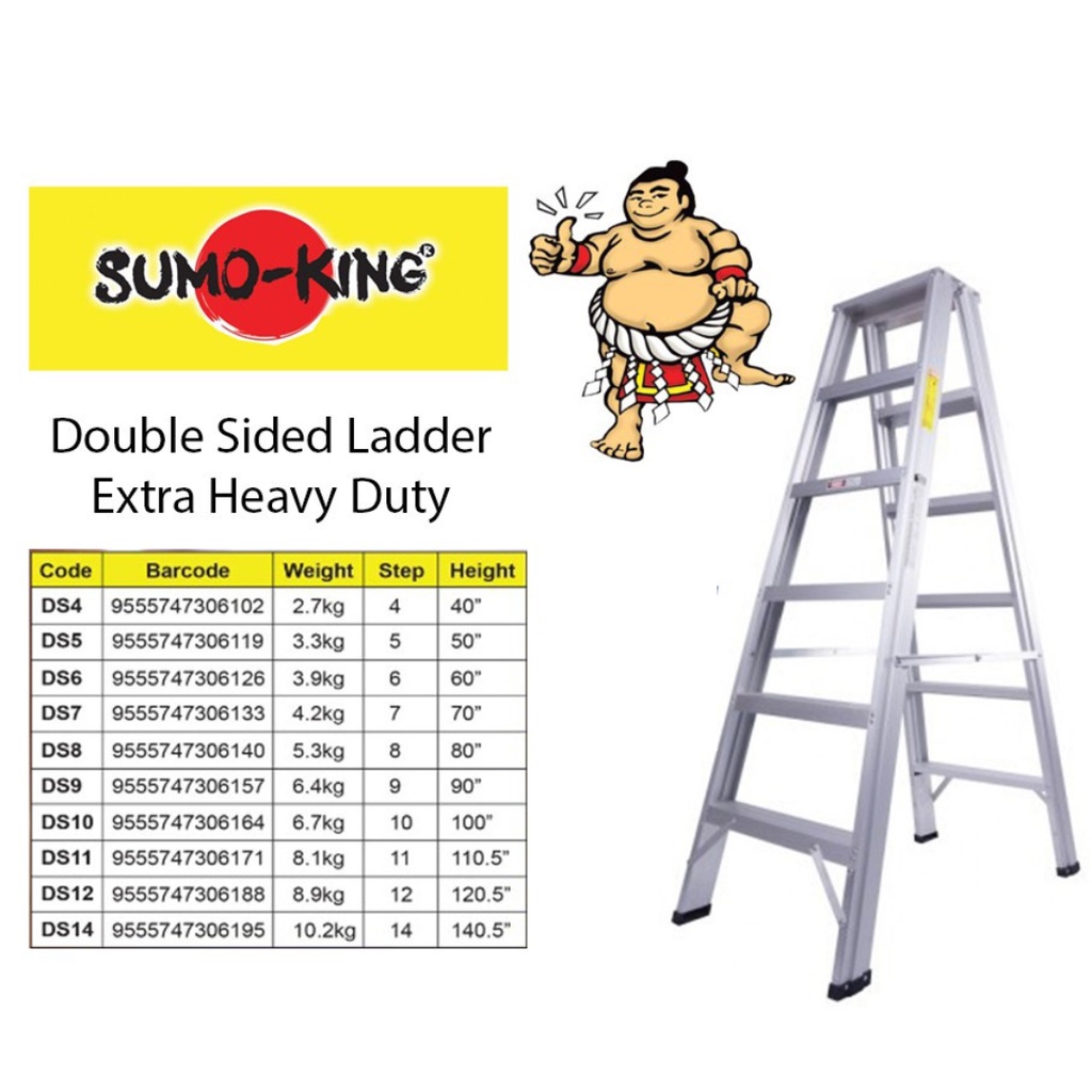 [OFFER] SUMO KING Ladder Heavy Duty (Double Sided Ladder / Single Sided ...