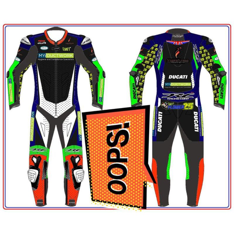 Motorbike Motogp Leather Racing Suit Full Custom Design and Perforated ...