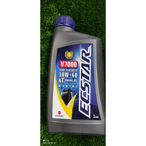 ECSTAR V7000 Suzuki Marine 4T Engine Oil 10W-40 1 Litre | Shopee Malaysia