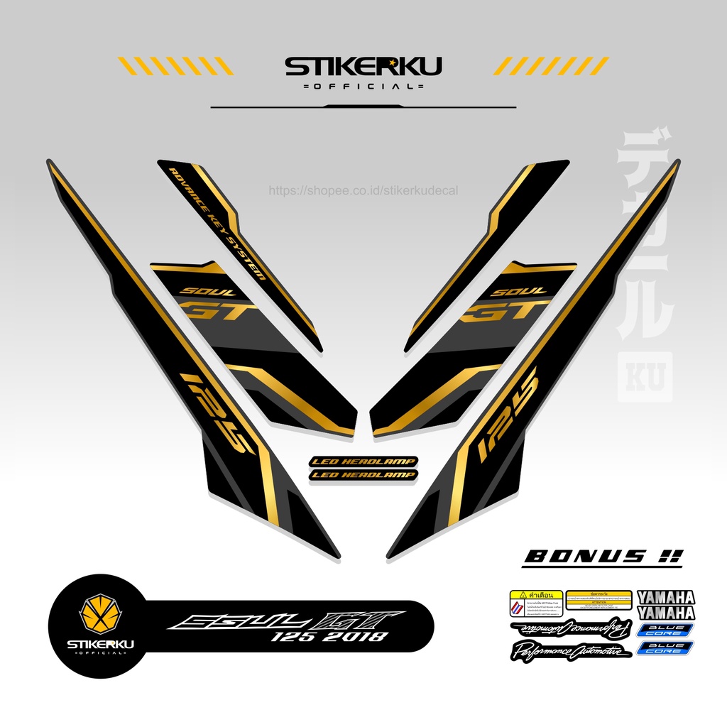 STRIPING SOUL GT 2018 EDITION / EGO AVANTIZ / BLUECORE / ROBOT / MIO ...