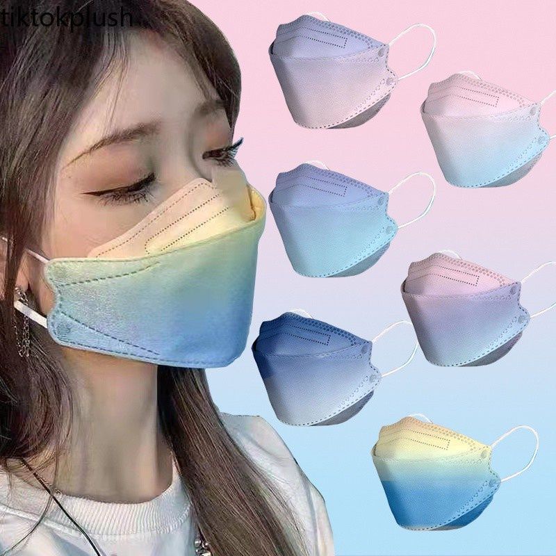 Safety Plus KF94 RainBow Premium 4PLY Colourful MASK 50pcs | Shopee ...