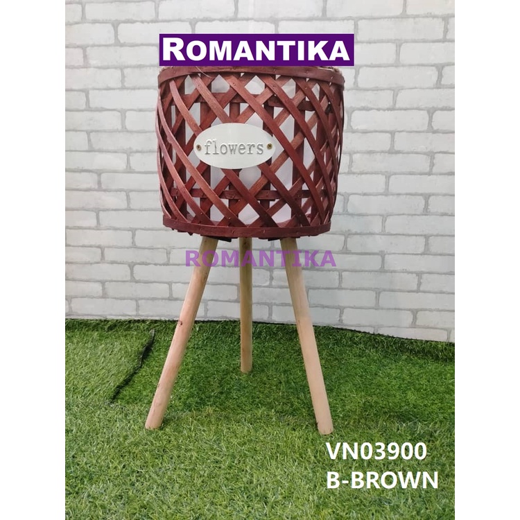 Romantika Bakul Pokok Pasu Berkaki Tall Stand Vase & Pasu Gantung Dual ...