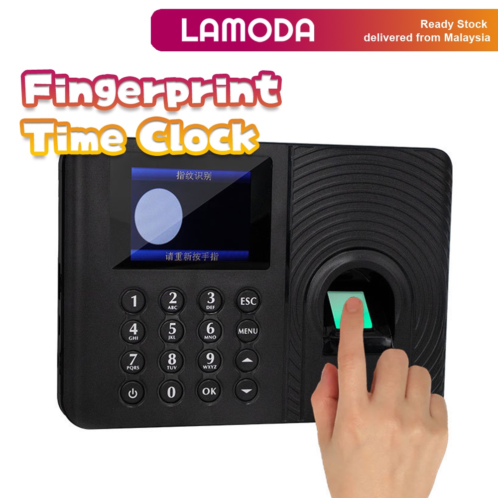 [ONE SIZE][Lamoda]FINGERPRINT TIME CLOCK Fingerprint Attendance Machine ...