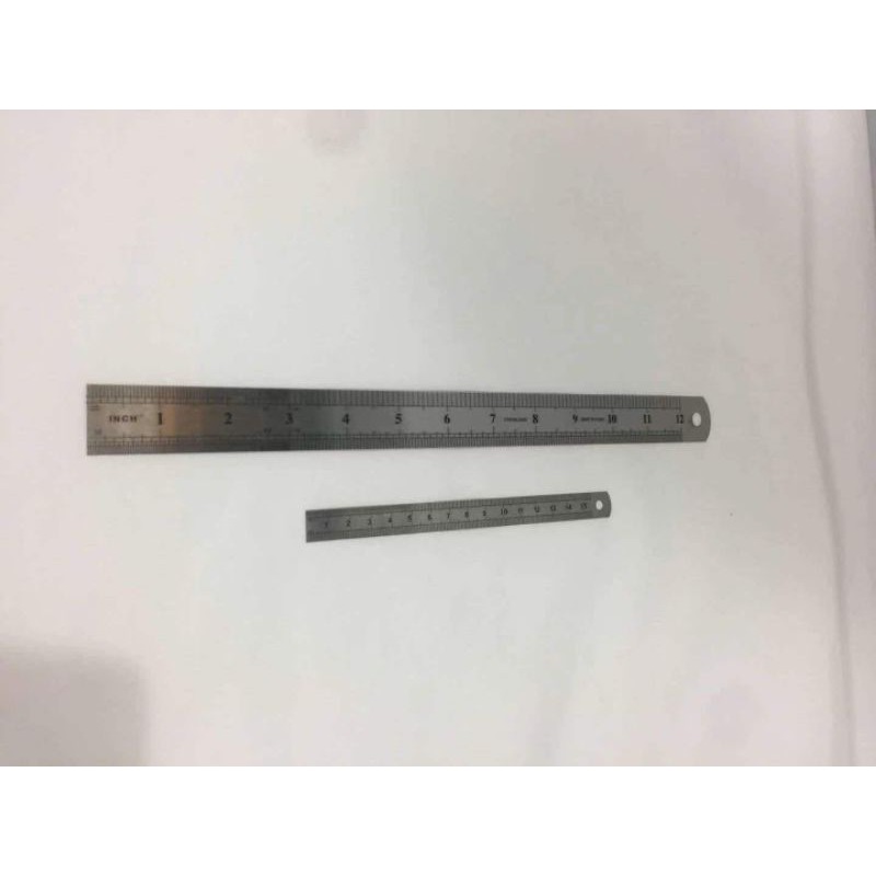 RULER Stainless Steel Ruler 30cm / 15cm | Shopee Malaysia