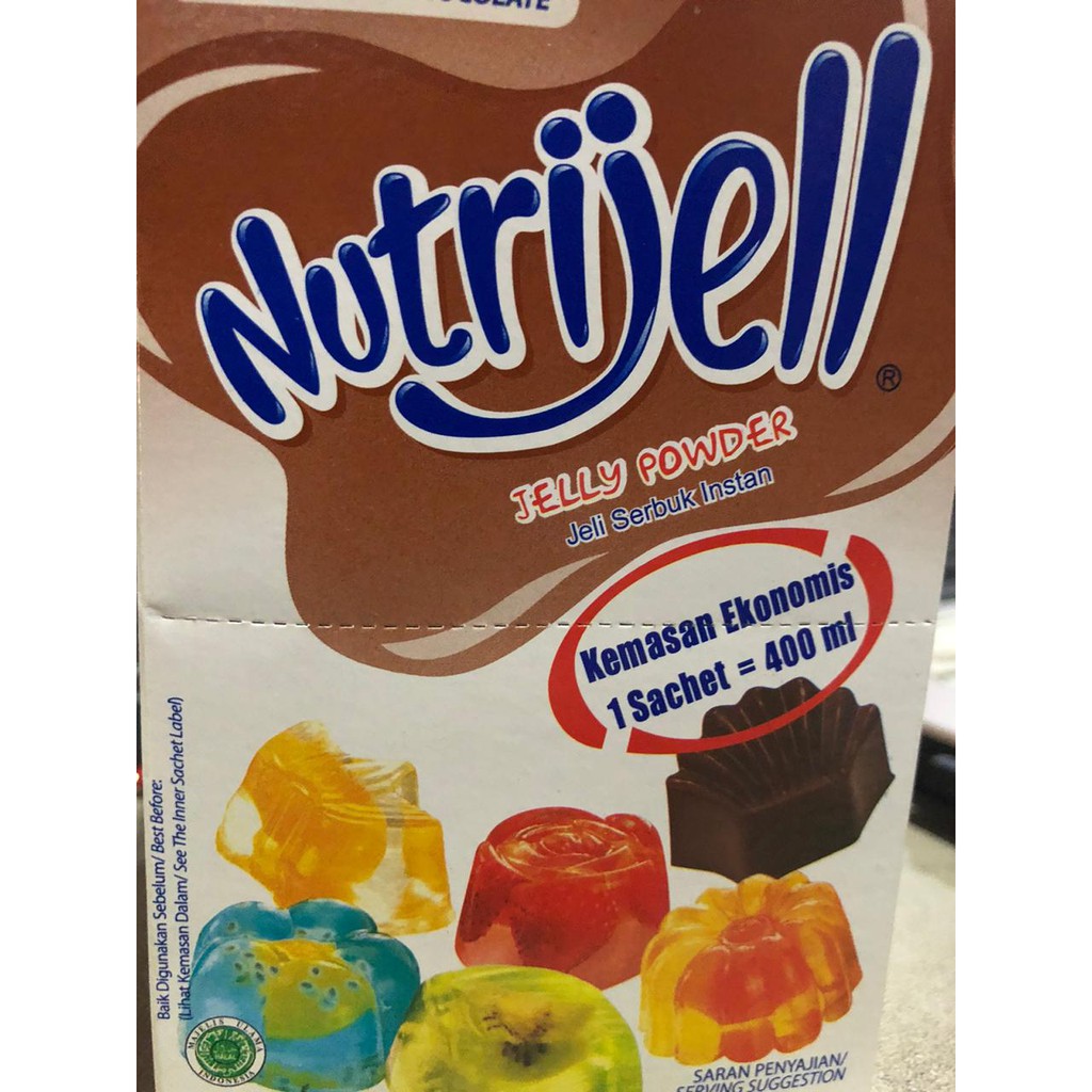 Nutrijell Jelly Powder Chocolate Flavor Sachet 12gr | Shopee Malaysia