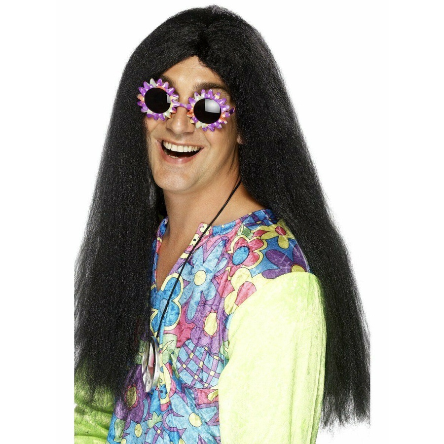 READY STOCK MALAYSIA HIPPIE HAIR STYLE LONG MEN WIG ROCK WIG RETRO WIG ...