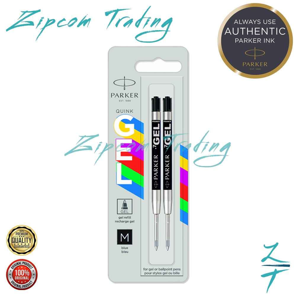 PARKER QUINK Flow Ballpoint Pen Ink Refill ( Fine & Medium Point ) | Shopee Malaysia