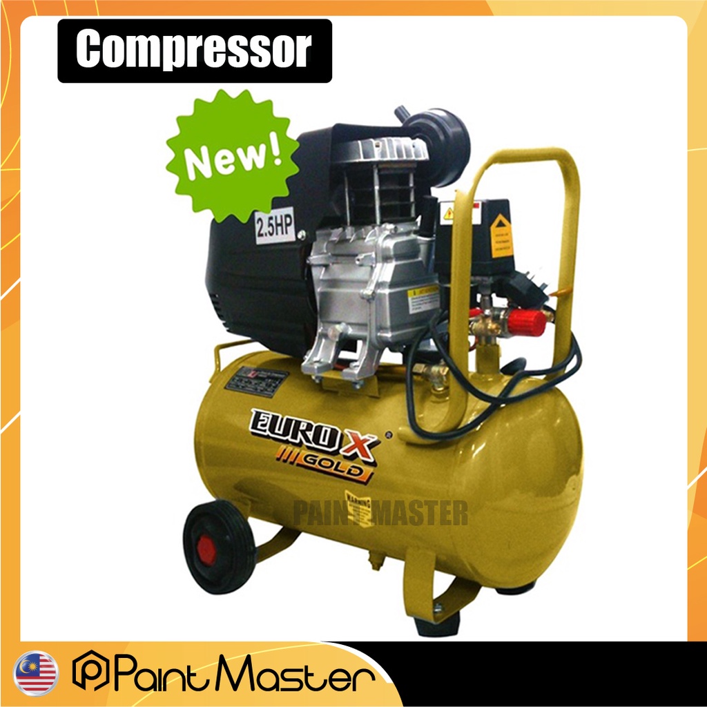 Europower/Eurox 24Litre Air Compressor 2.5hp 8Bar EAX2524 (6 MONTHS WARRANTY)EAW2524 | Shopee ...