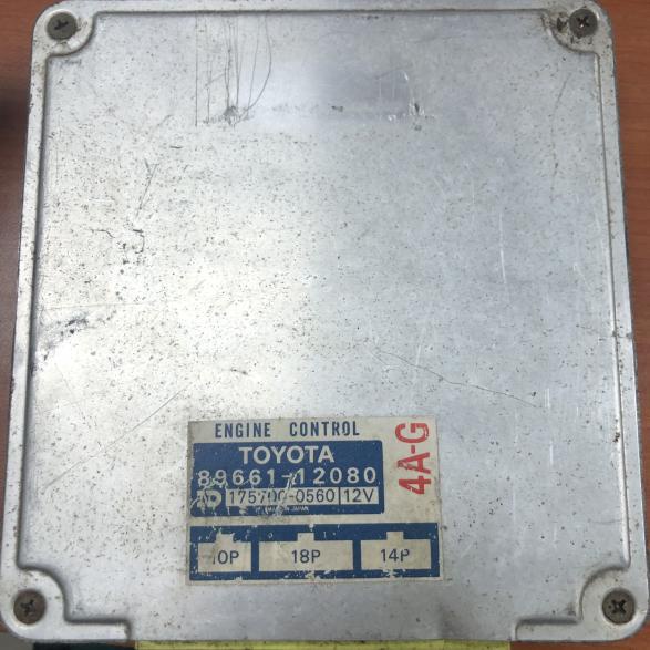 ENGINE ECU 4A-G 89661-12080 ( COMPUTER BOX – USED ORIGINAL TOYOTA) | Shopee Malaysia