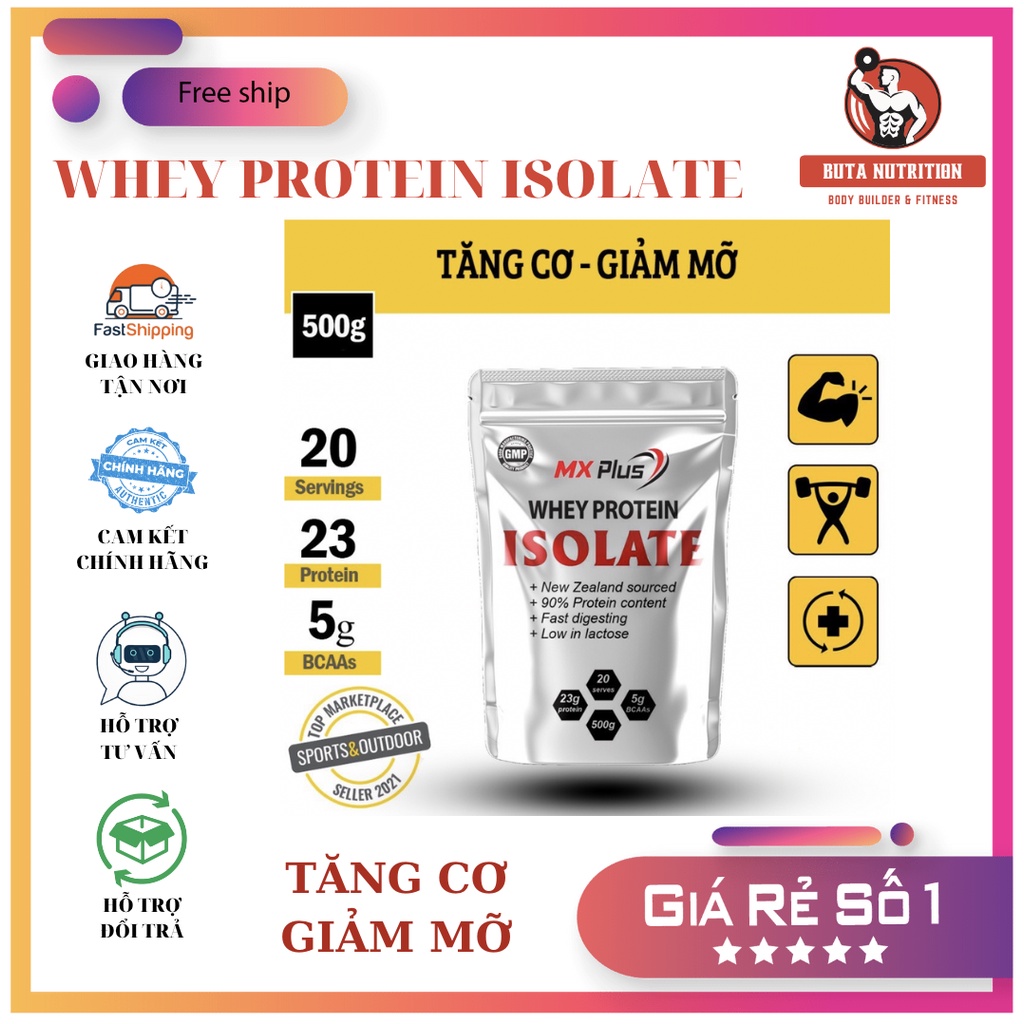 Whey ISOLATE PROTEIN MXPLUS Muscle Gain 500G (ISO) | Shopee Malaysia