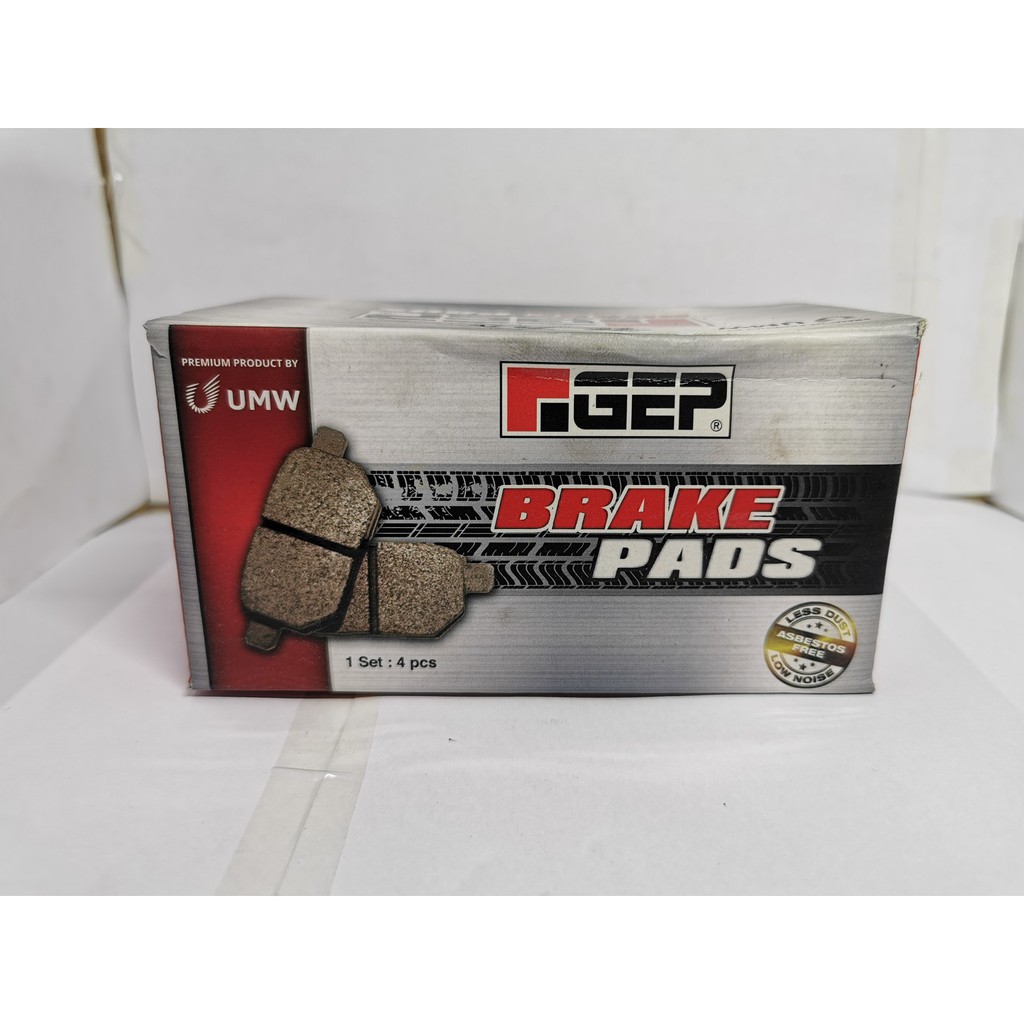 GEP Brake Pads - Pesona , Gen2 (FRONT) | Shopee Malaysia