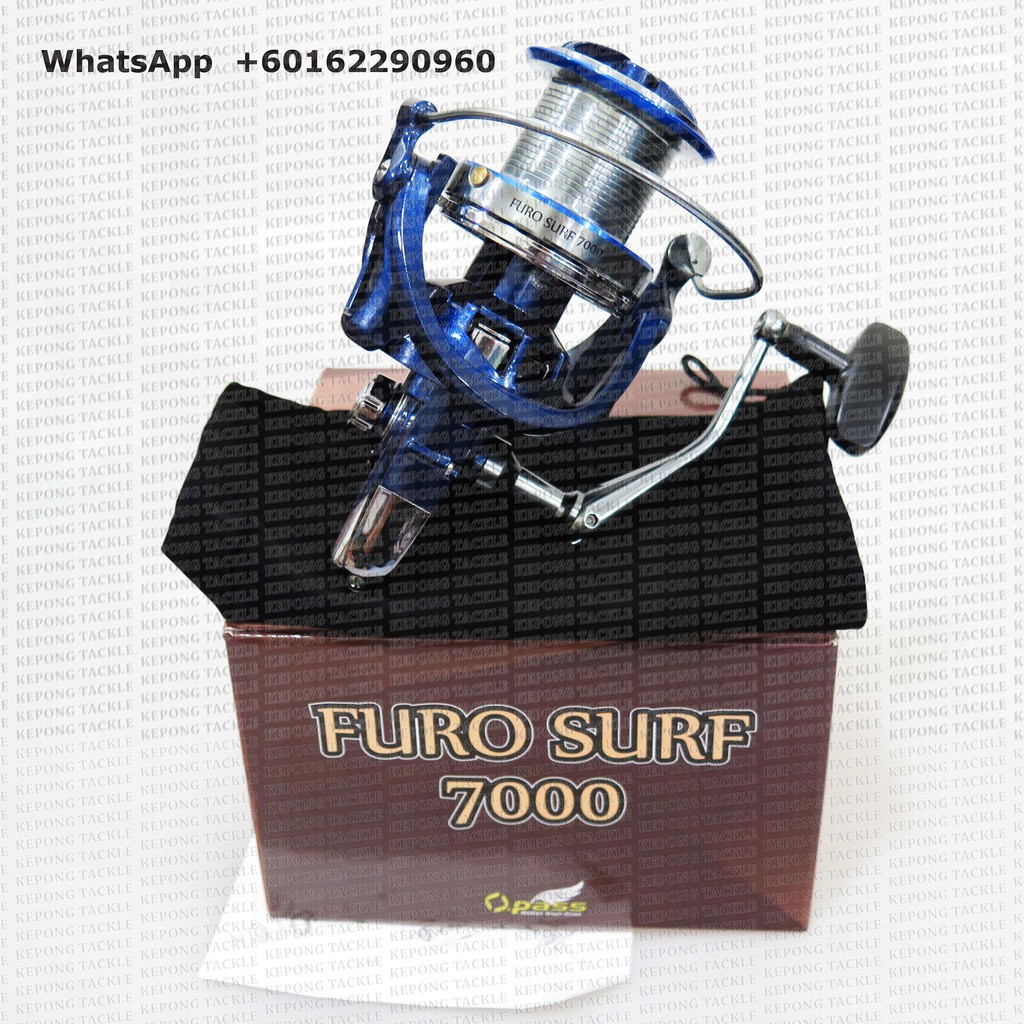 OPASS Fishing reel FURO SURF 7000 SPINNING FISHING REEL WITH FREE GIFT ...