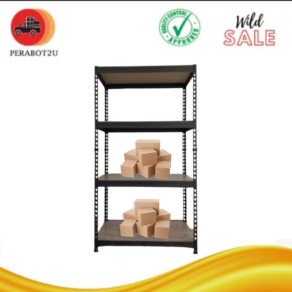 P2U YADA Rak Besi 4 Tingkat / Storage Rack / Rak Besi Serbaguna ...