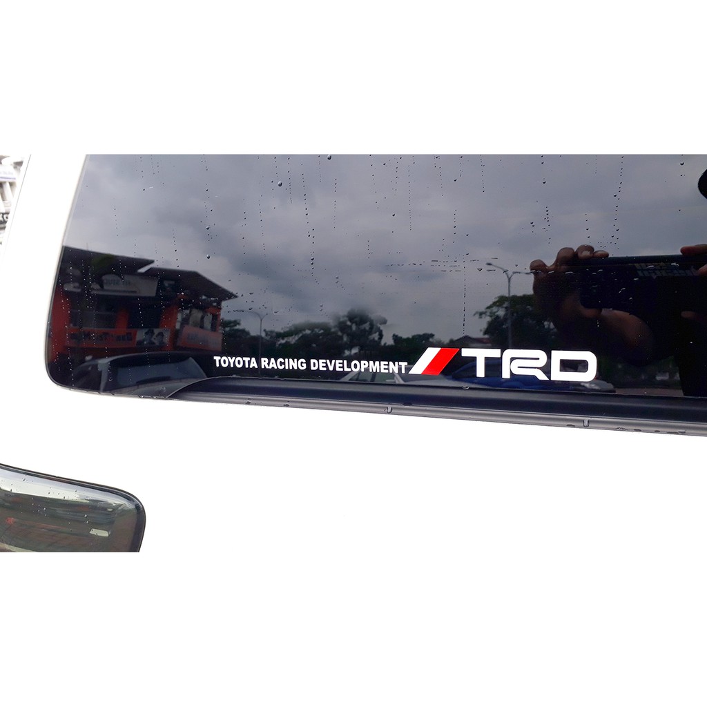 TRD Toyota Racing Development - outdoor sticker (1pair) | Shopee Malaysia