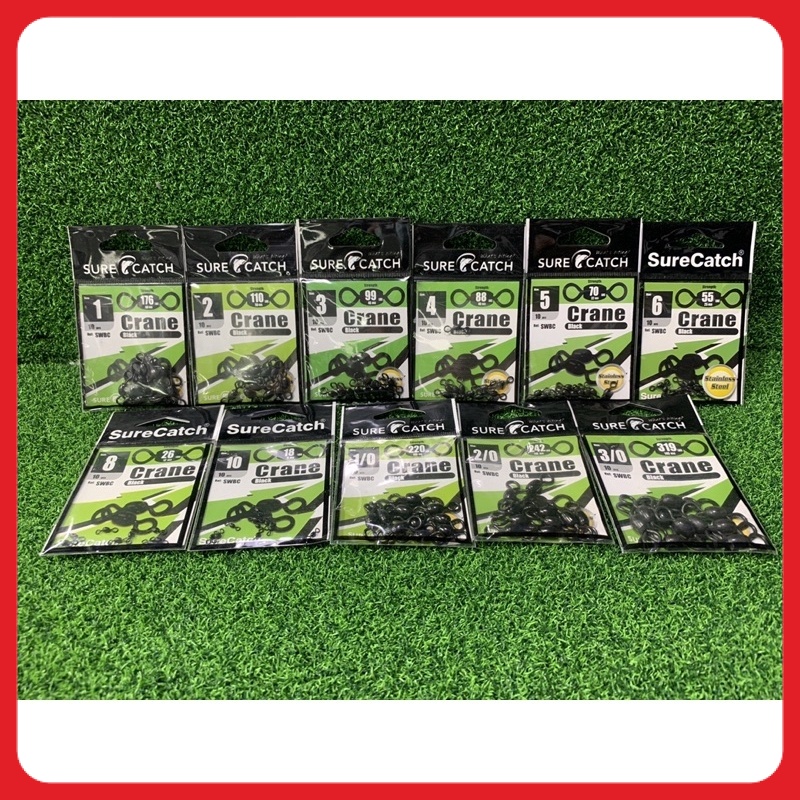 Sure Catch Black Crane Fishing Swivel (Ref: SWBC) | Shopee Malaysia