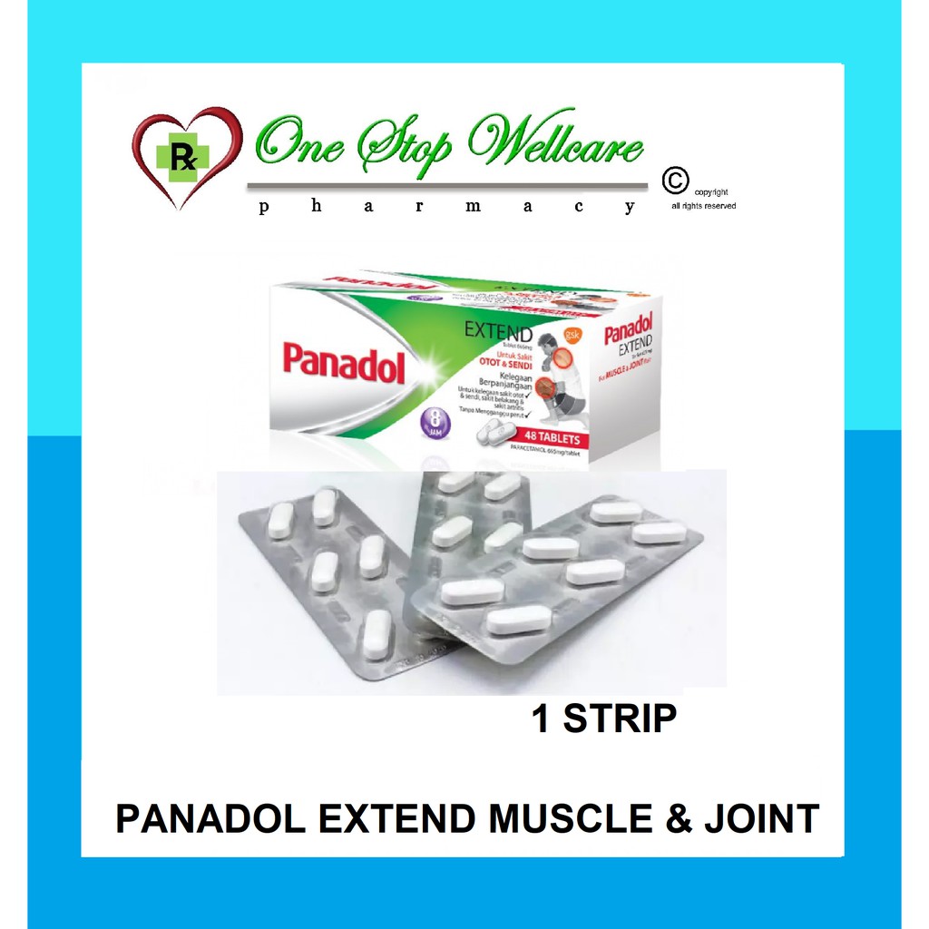 PANADOL EXTEND FOR MUSCLE AND JOINT PAIN (EXP:10/2026) | Shopee Malaysia