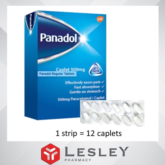 Panadol Optizorb 500mg Caplets 1 Strip - 12s | Shopee Malaysia