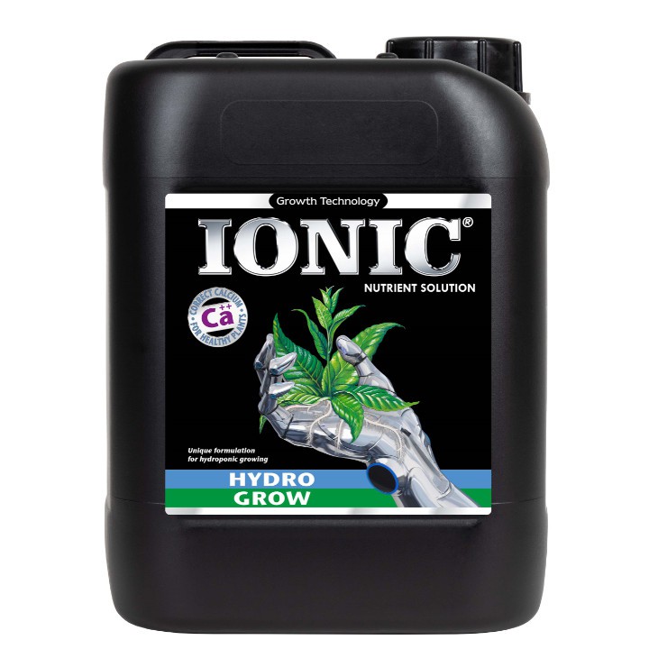 Growth Technology IONIC Hydro Grow 5 Litres (Hydroponics Fertilizer, One Part Nutrient, NPK ...