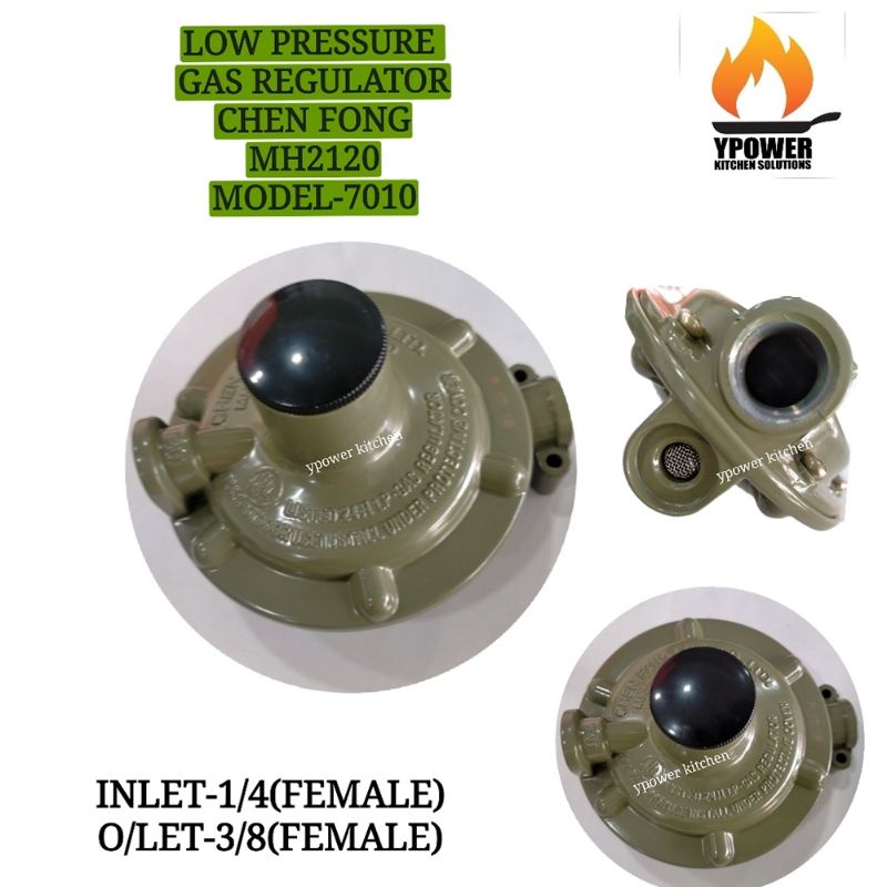 Low Pressure Gas Regulator CHEN FONG TAIWAN MH2120/MODEL-7010 | Shopee ...