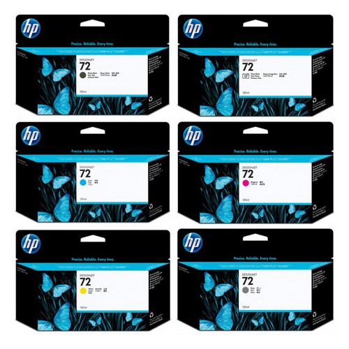 HP 72 (130ml) - T610, T620, T770, T790, T1100 T1120 T1200 T1300 T2300 ...