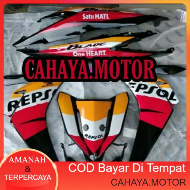 Full body smooth honda blade repsol new | Shopee Malaysia
