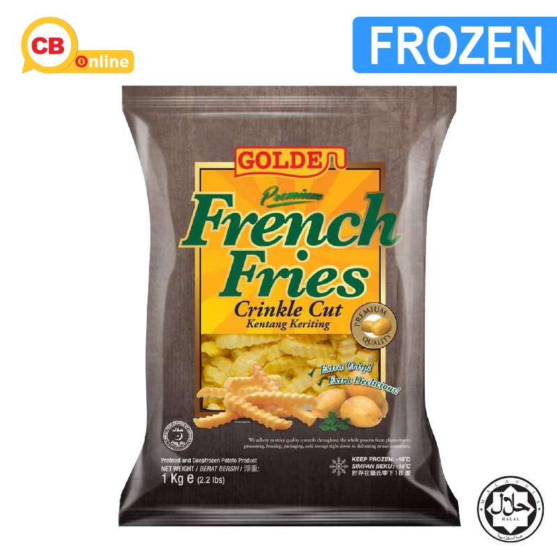 GOLDE French Fries Crinkle Cut (1kg) | Shopee Malaysia