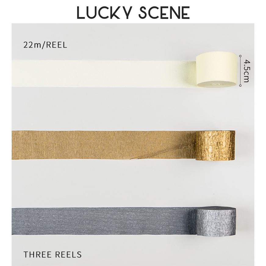 Colored Crepe Paper Garland Fold Paper Roll Ribbon Birthday Background ...