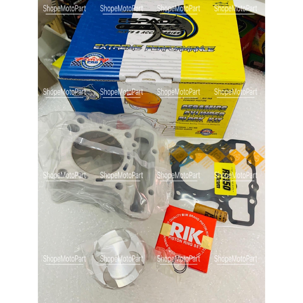 ESPADA RACING BLOK BLOCK HONDA RS150 RS150R RS 150 F/TUBE F TUBE ...