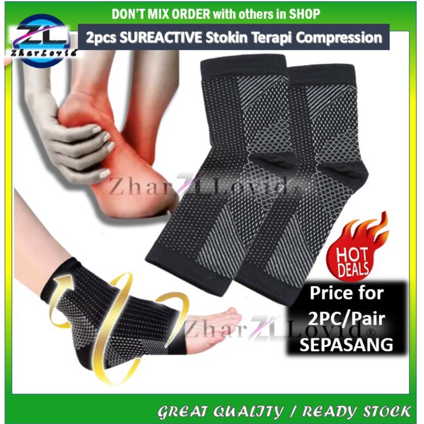 Stokin Terapi Sakit Tumit Stoking Plantar Fasciitis Sakit Kaki Bengkak ...