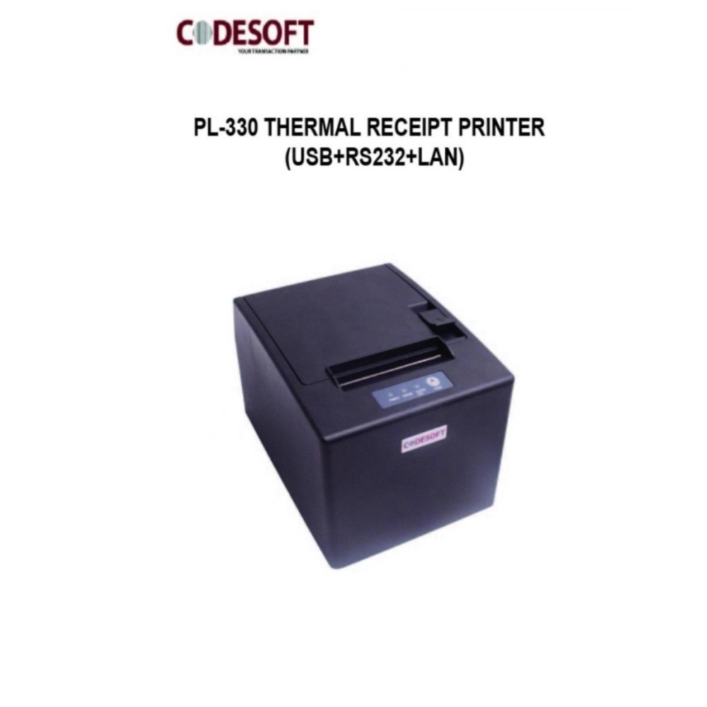 Codesoft code soft PL-330 thermal receipt printer (USB + RS232 + LAN ...