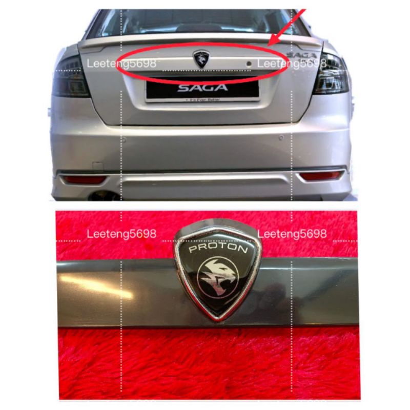 Proton Saga BLM/FL/FLX Rear Boot Garnish Hitam With Logo | Shopee Malaysia