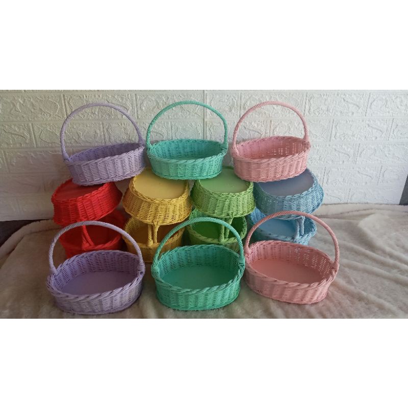 Oval Parcel Basket For Sowing Flowers | Shopee Malaysia