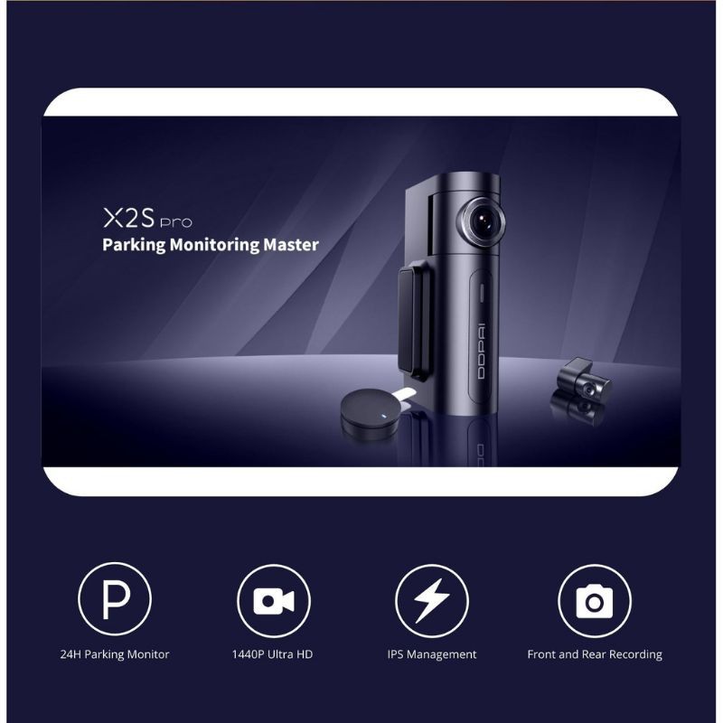 DDPAI X2S PRO Global Version AHD Front-Rear Recorder | Shopee Malaysia
