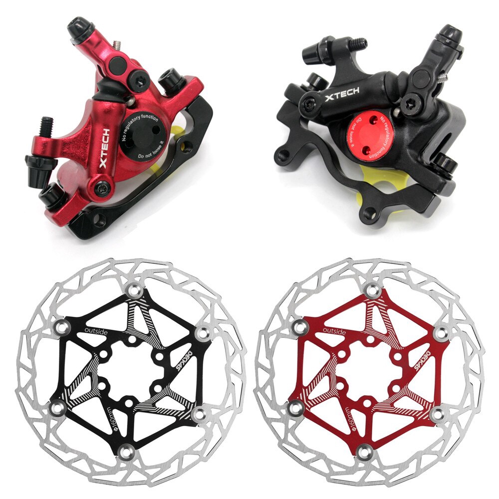 Zoom Hb-100 Mtb Bike Brake Hb100 Bicycle Brakes Caliper W Rotors ...